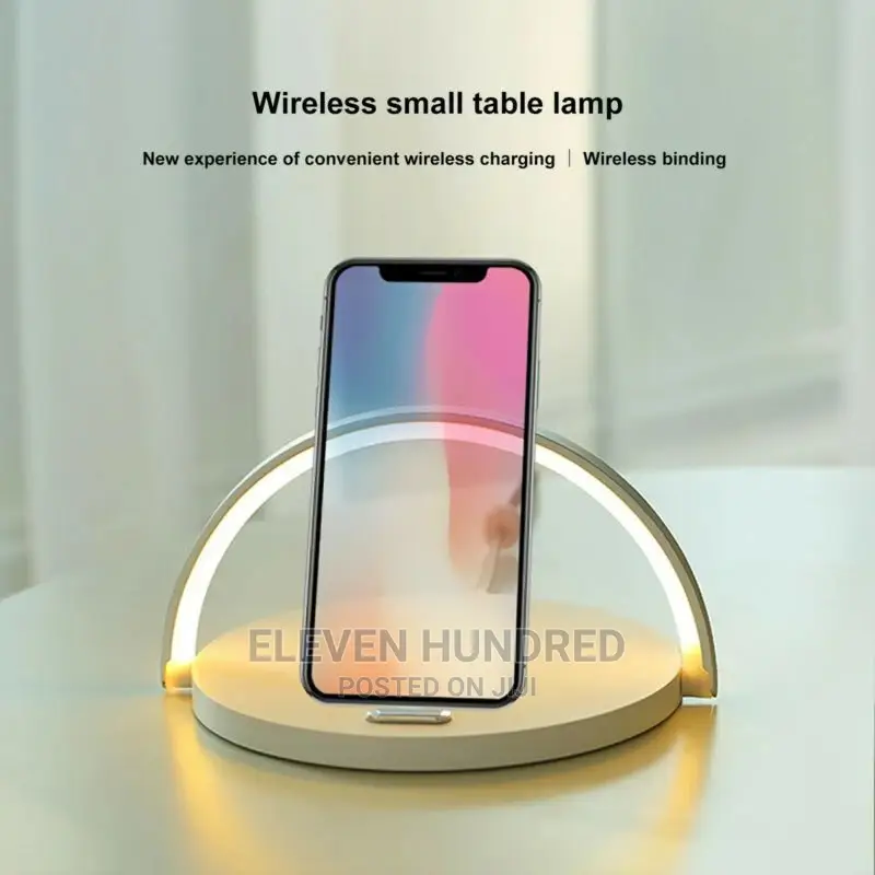 Wireless Charger Block Fast Charging With LED Table Lamptab in Accra ...
