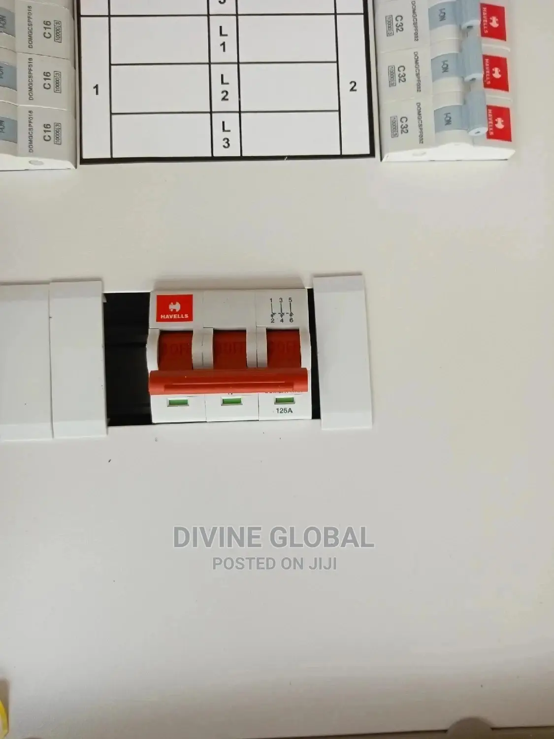 12 Way 3 Phase Main Switch Distribution Board (HAVELLS) in Accra ...