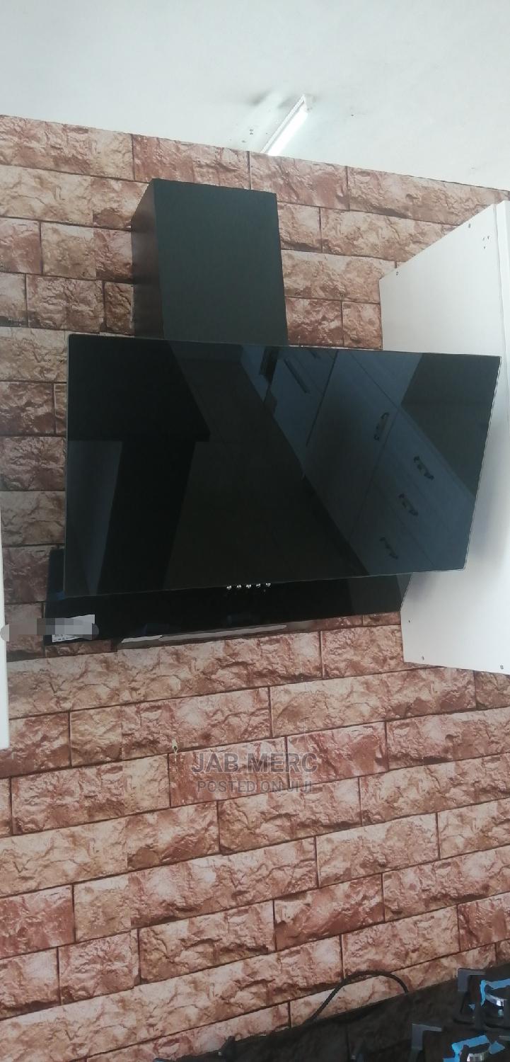 Black-Oven Black-Cooker-Black Extractor Built in Cabinet in Madina ...