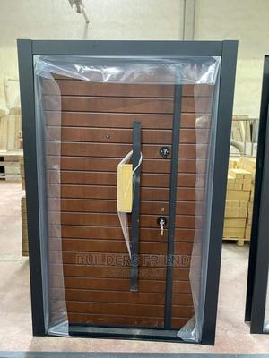 MDF One Half Turkish Steel Security Door With Double Lock in Odorkor ...