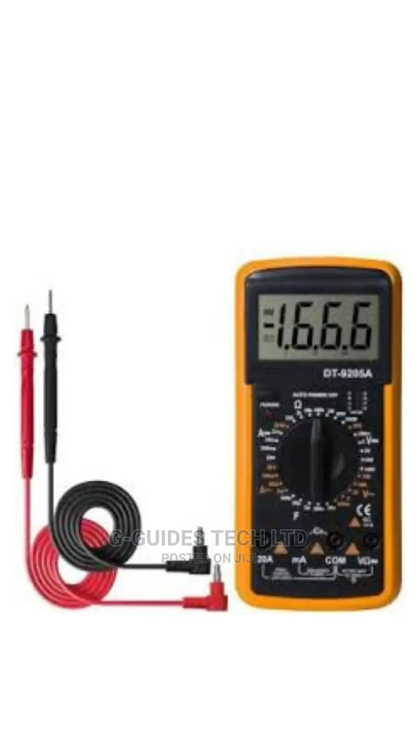 9205 LCD Screen Digital Multimeter Volt Ohm Meter Ammeter in Madina ...