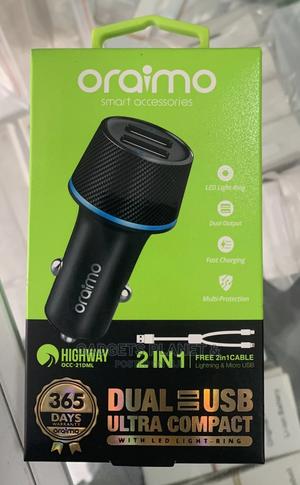 Oraimo Dual USB Ultra Compact Fast Charger in Lartebiokoshie - Vehicle ...