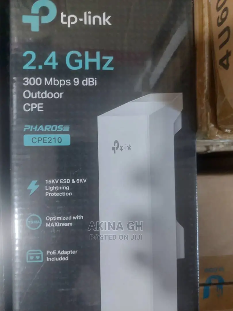 Tp-Link Cpe210 300mbps 9dbi Outdoor Cpe Access Point 2.4ghz in Lapaz ...