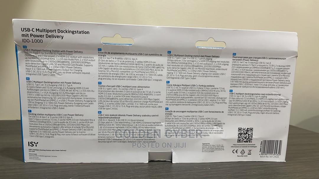 ISY Dockingstation IDO-1000 Usb-C-Multiport-Pro-Doc in Lapaz - Computer ...