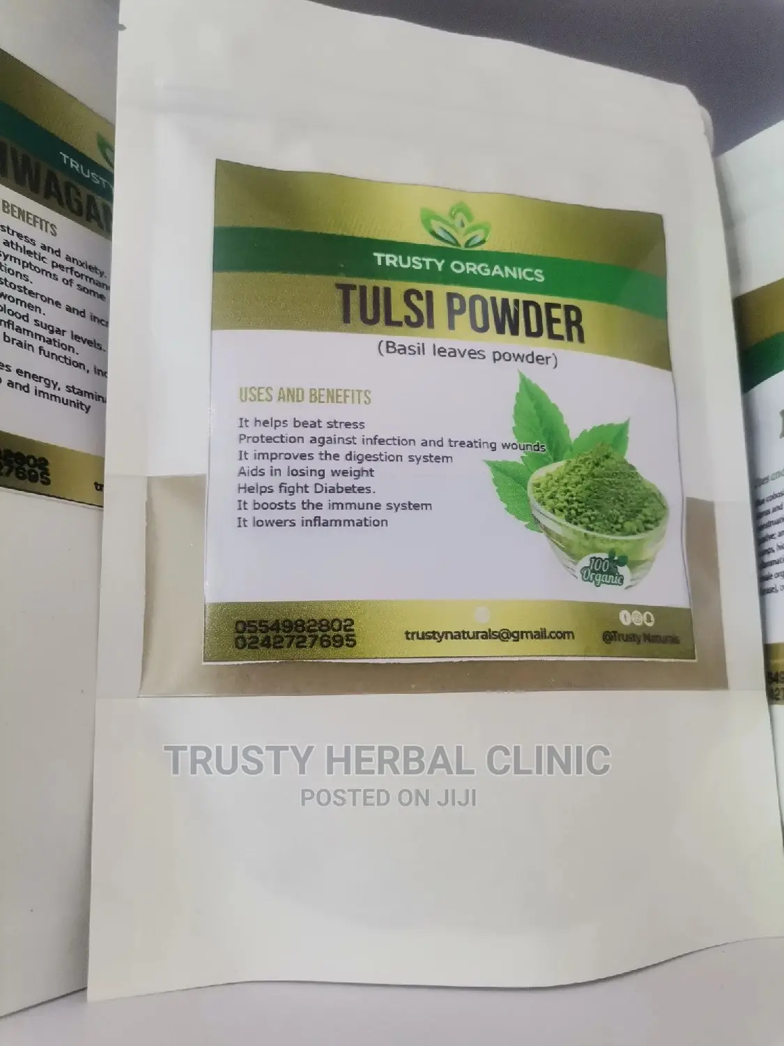 Tulsi/ Holy Basil Powder( B. Glucose) in Accra Metropolitan - Vitamins ...