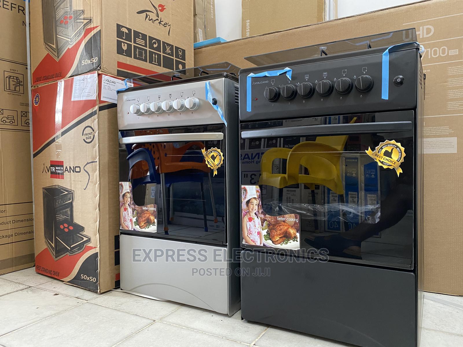 4-Burner Cooker Gas With Oven Volcano + Bluetooth Speaker in Adabraka ...