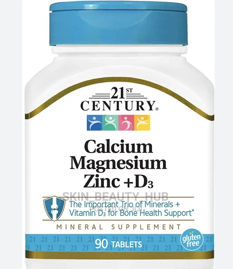 21st Century Cal Mag Zinc +D - 90 Tablets in Taifa-Burkina - Vitamins ...