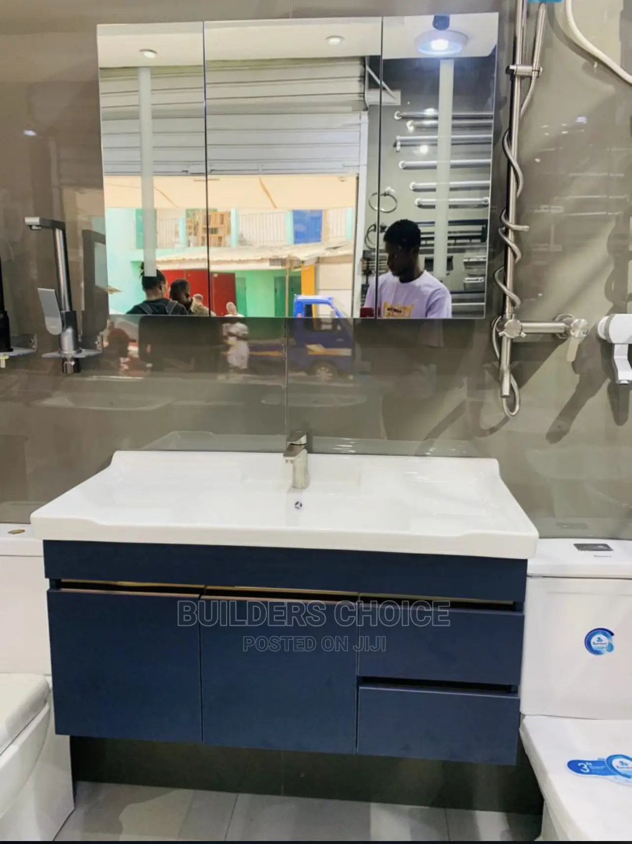 Cabinet Basin With Inbuilt Led Mirrors in Accra Metropolitan - Plumbing ...