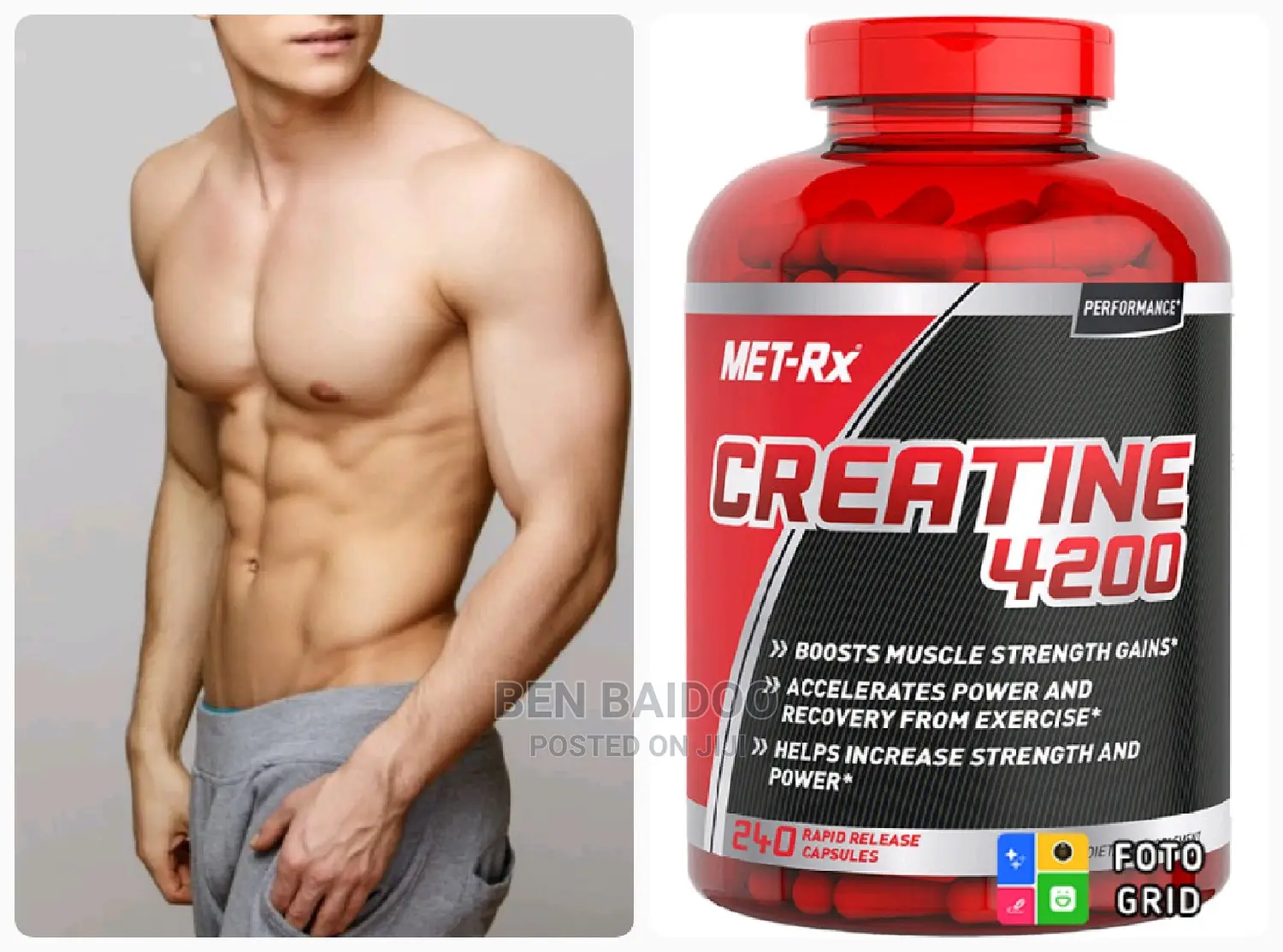 Creatine Muscular Capsules in Accra Metropolitan - Vitamins ...