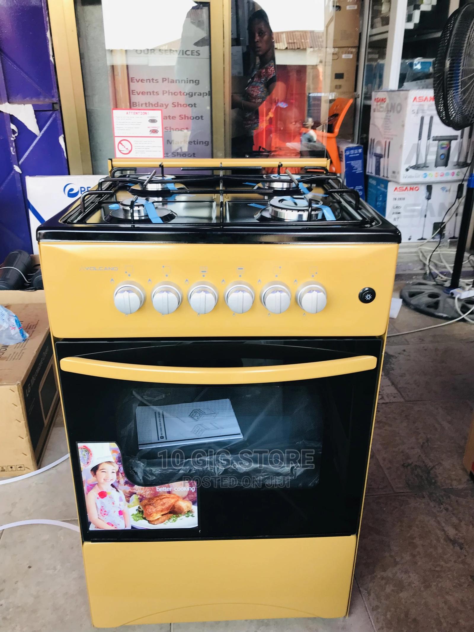 Volcano 50x50 Yellow Gas Cooker in Adabraka - Kitchen Appliances, Ten ...