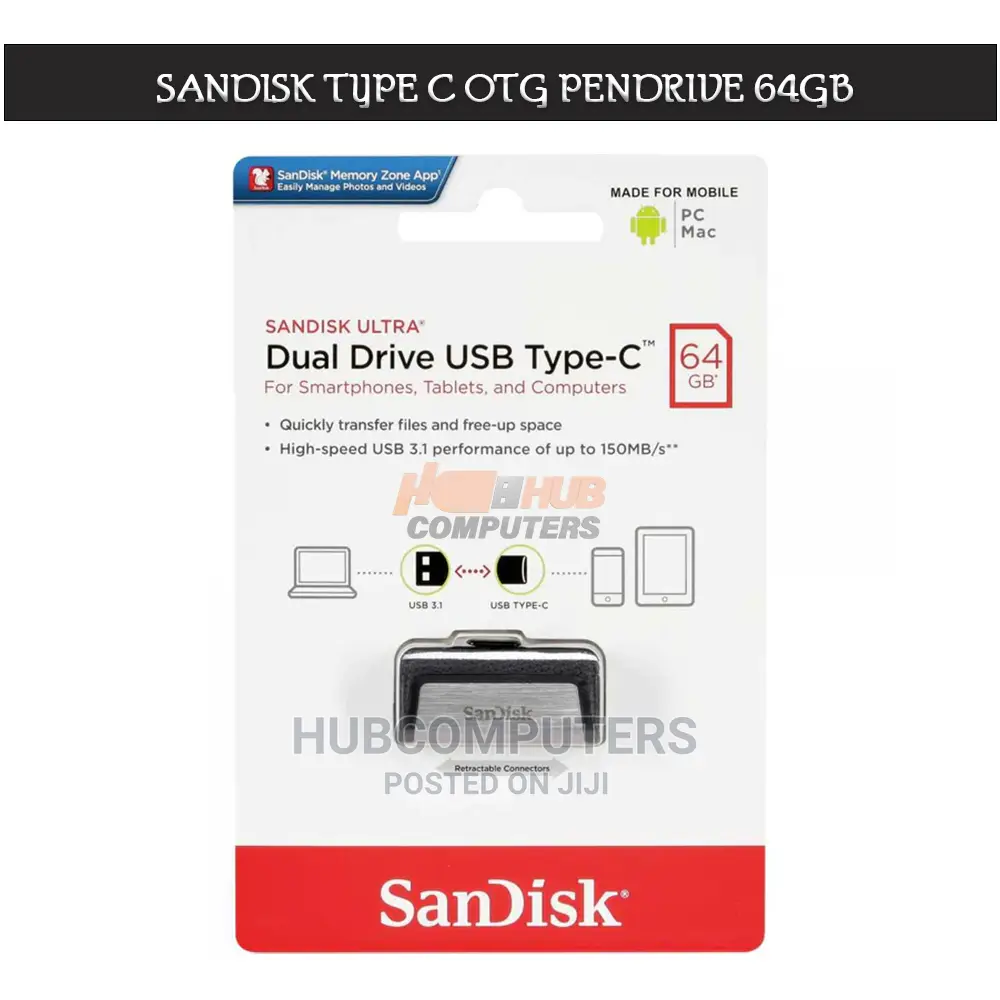 Sandisk Type C OTG Pendrive 64gb in Madina - Computer Accessories , Hub ...