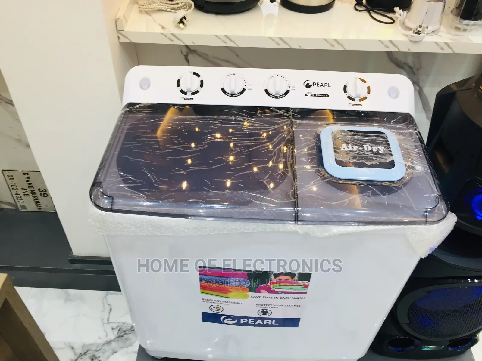 Enjoy Fast Wash With Pearl 12kg Semi Auto Washing Machine in Adabraka ...