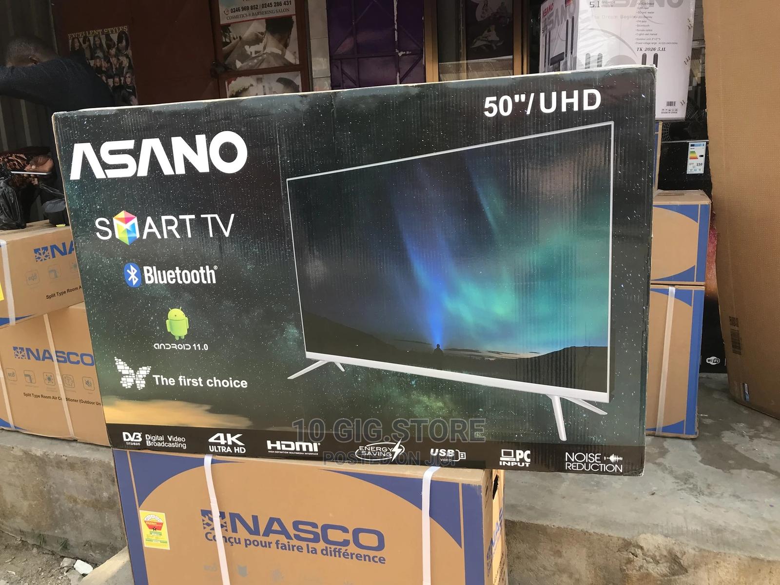 Best Ever Asano 50′′ Ultra HD Smart LED TV – Black in Adabraka - TV ...