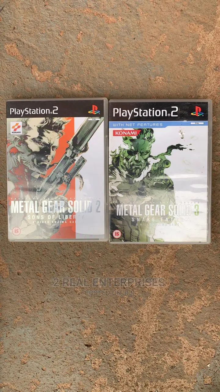 Ps2 Metal Gear Solid 2 3 in Oyarifa - Video Games, Two Real Enterprises ...