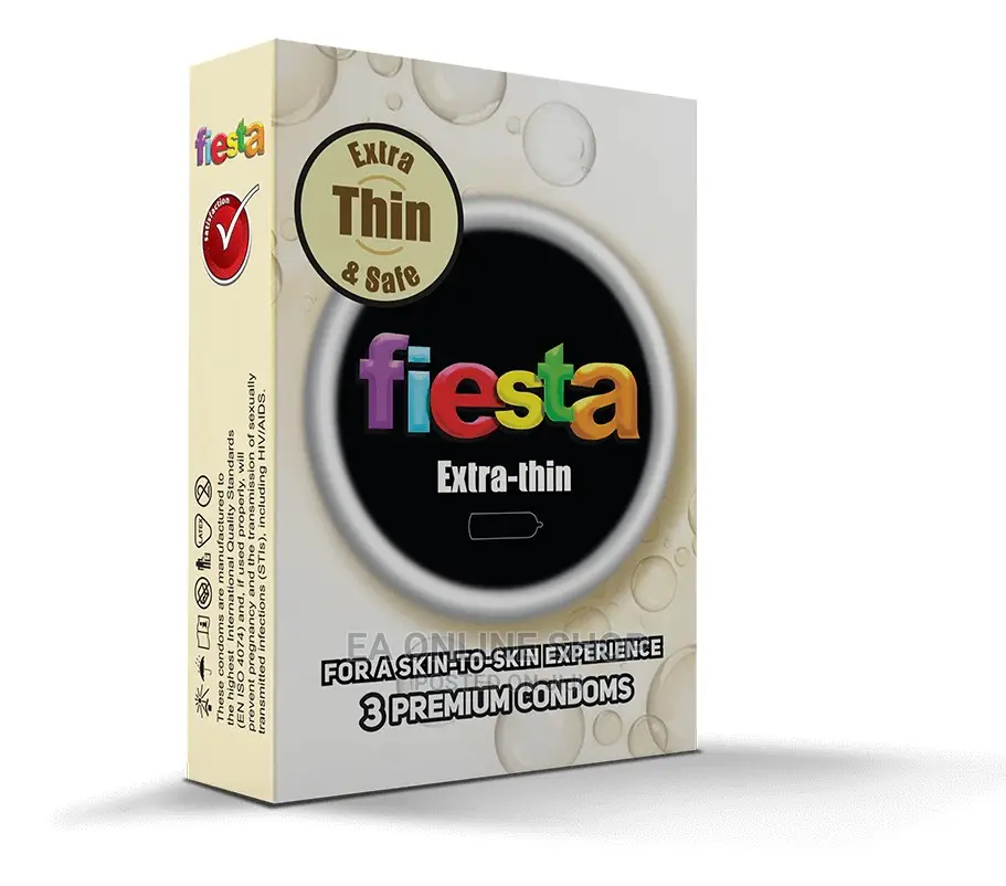 Fiesta Condom Extra Tin. 3 in 1 in Kwashieman - Sexual Wellness, Ea ...