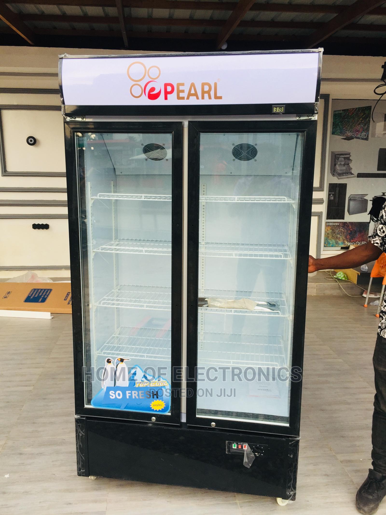 Order for Pearl 568 Liters Double Door Display Glass Fridge in Adabraka ...
