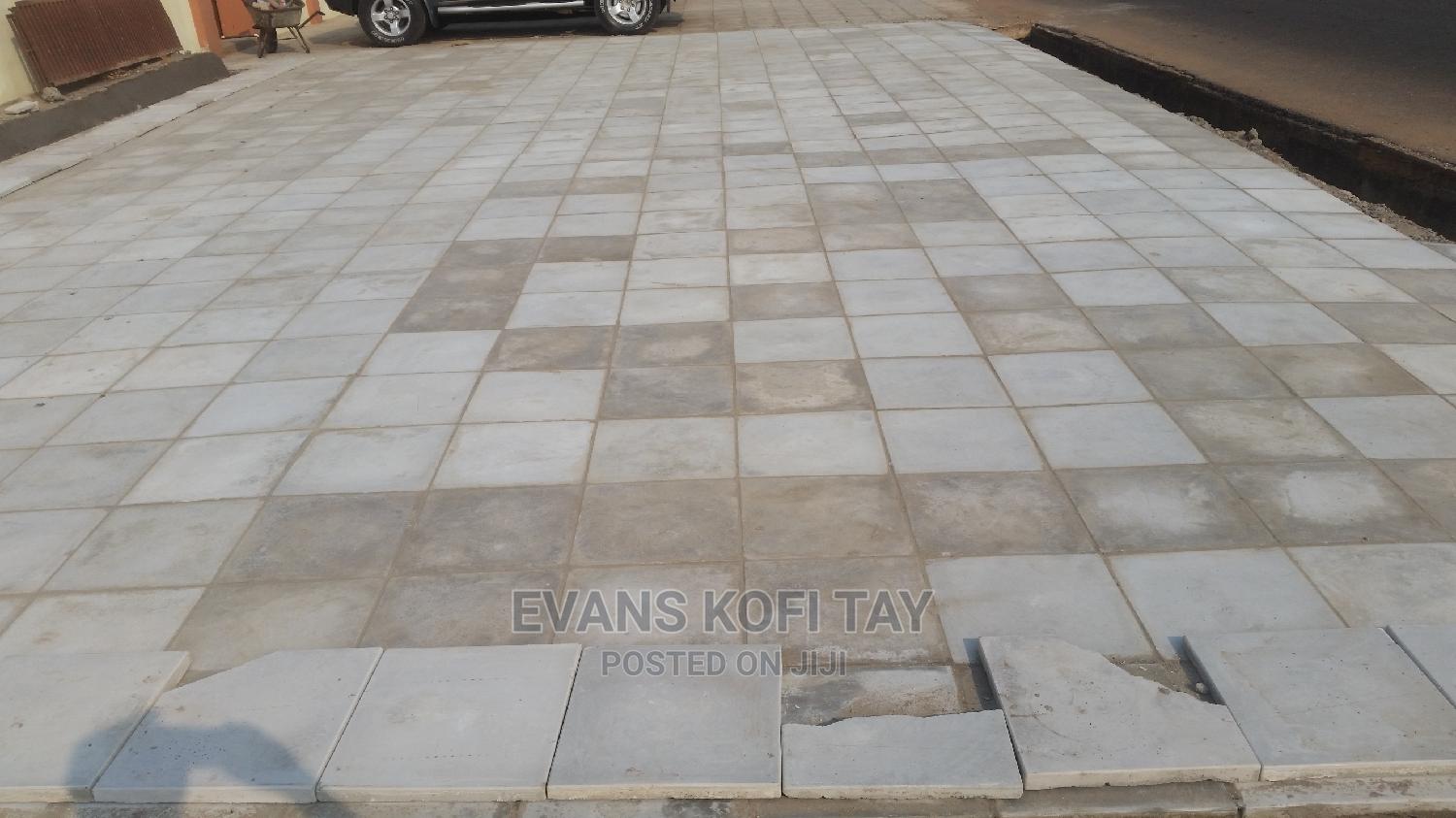 Pavement Slabs And Pavement Blocks Laying in Ashaiman Municipal ...