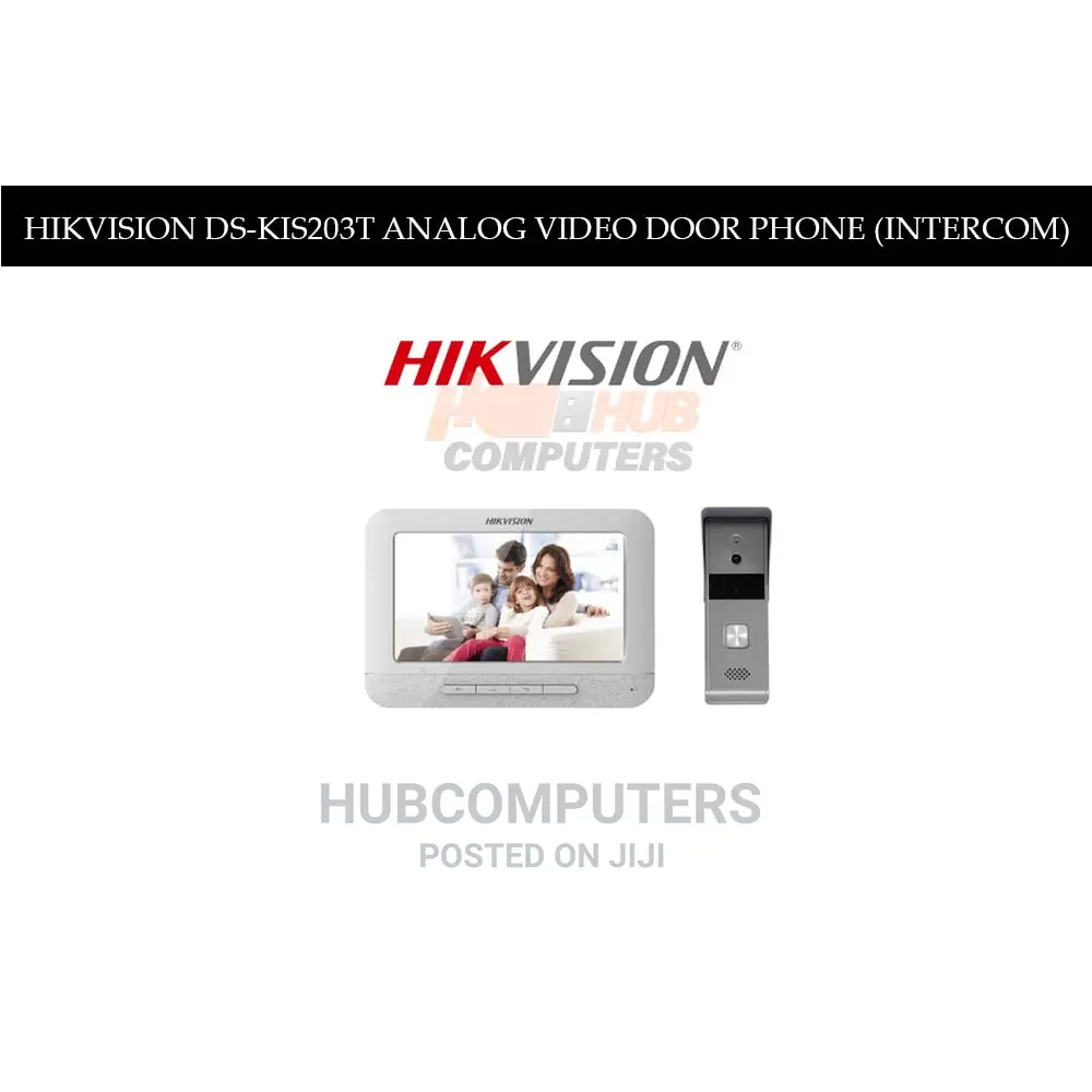 Hikvision Ds-Kis203t Analog Video Door Phone (Intercom) in Madina ... Hikvision Ds-Kis203t Analog Video Door Phone (Intercom) in Madina ...