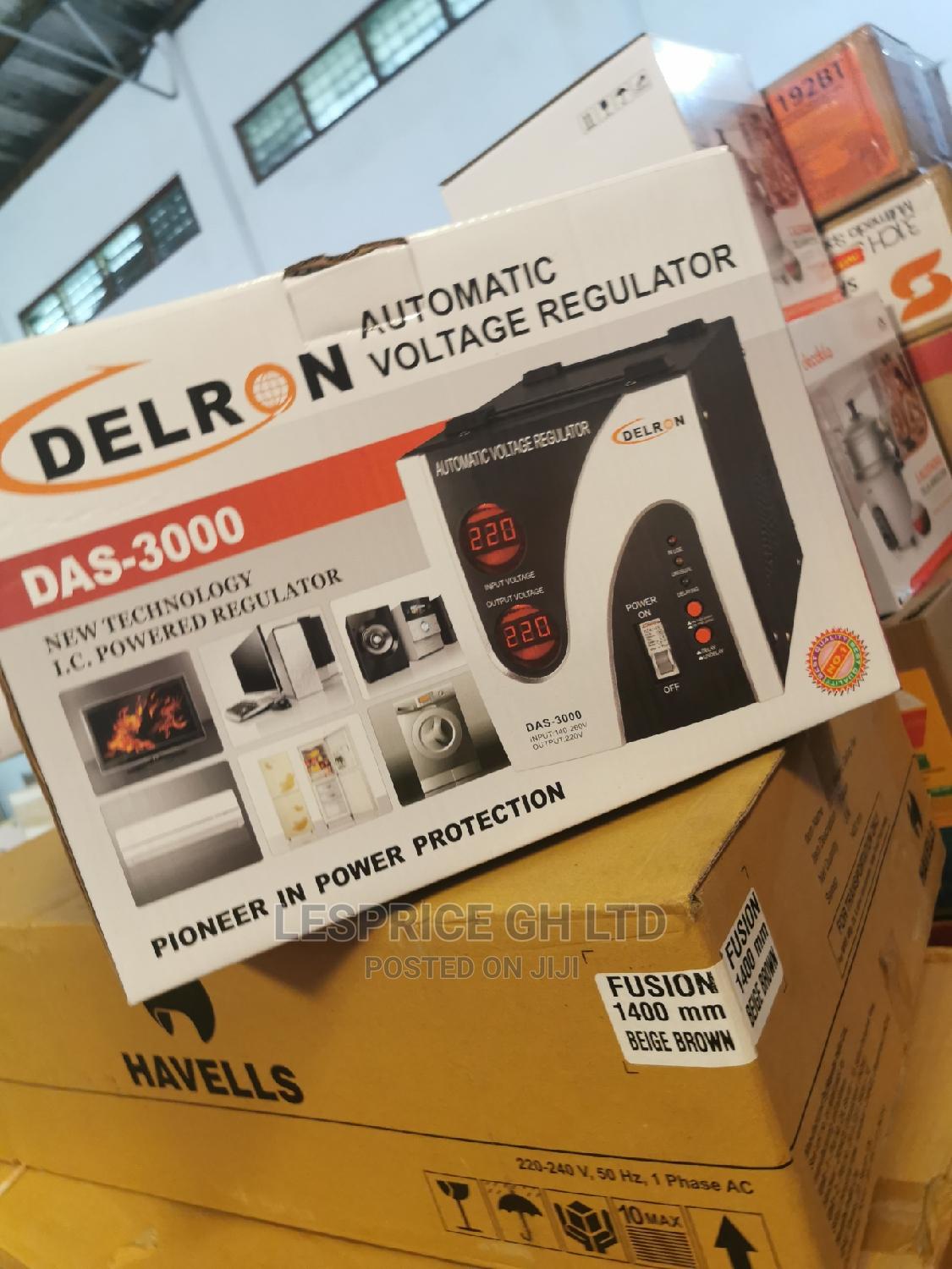 Delron Automatic Voltage Regulator/Stabilizer 3000VA in Accra ...