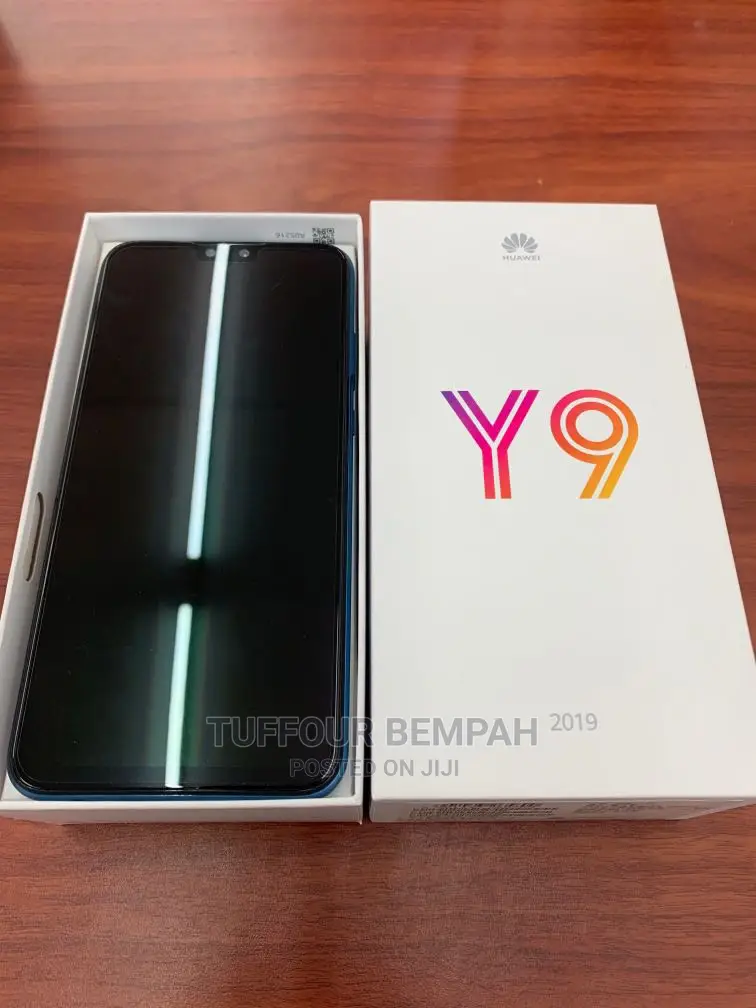 New Huawei Y9 2019 Dual SIM 128 GB Black in Tema Metropolitan - Mobile ...