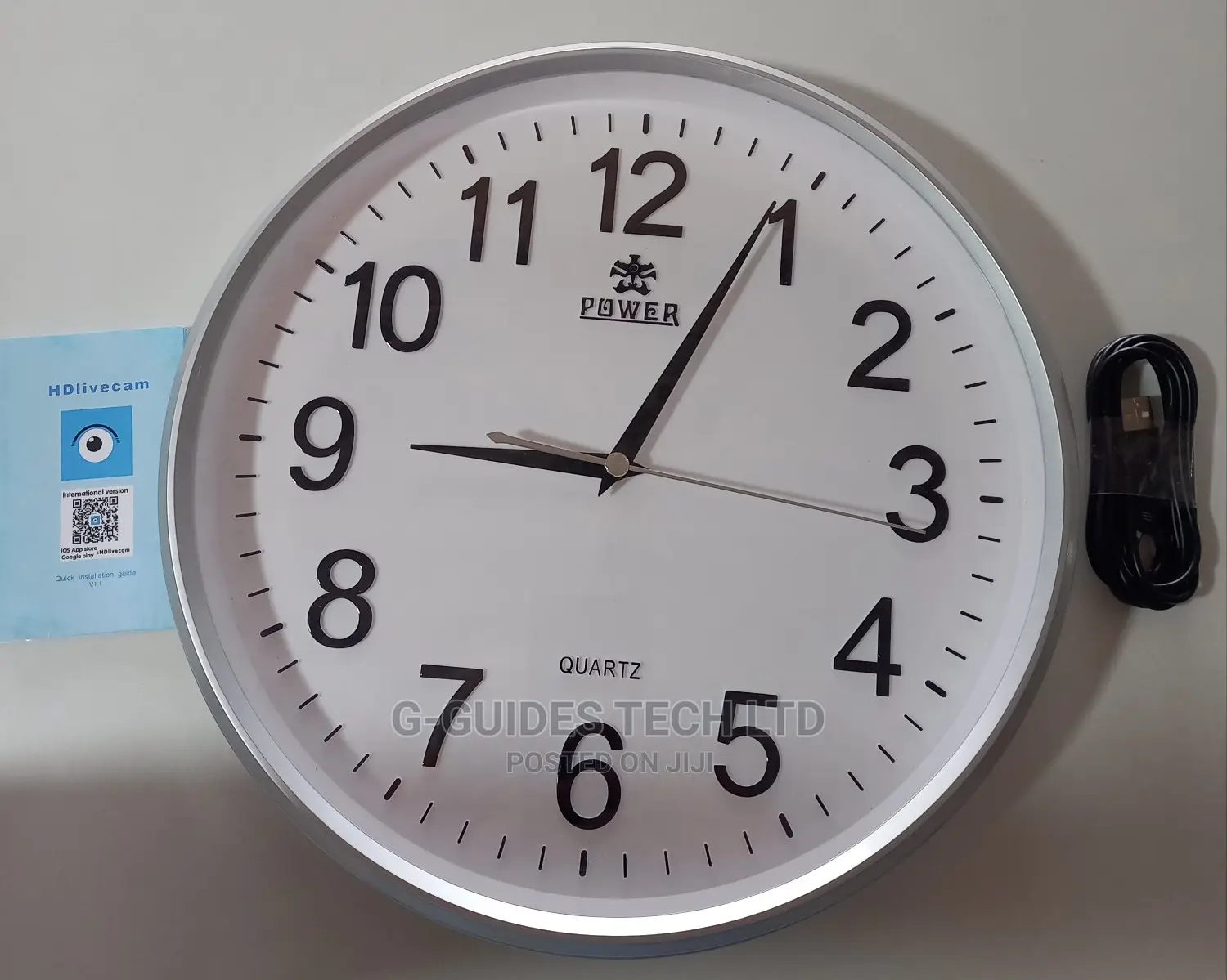 Wall Clock Wireless Wifi Hidden Camera Full HD 1080P in Madina ...
