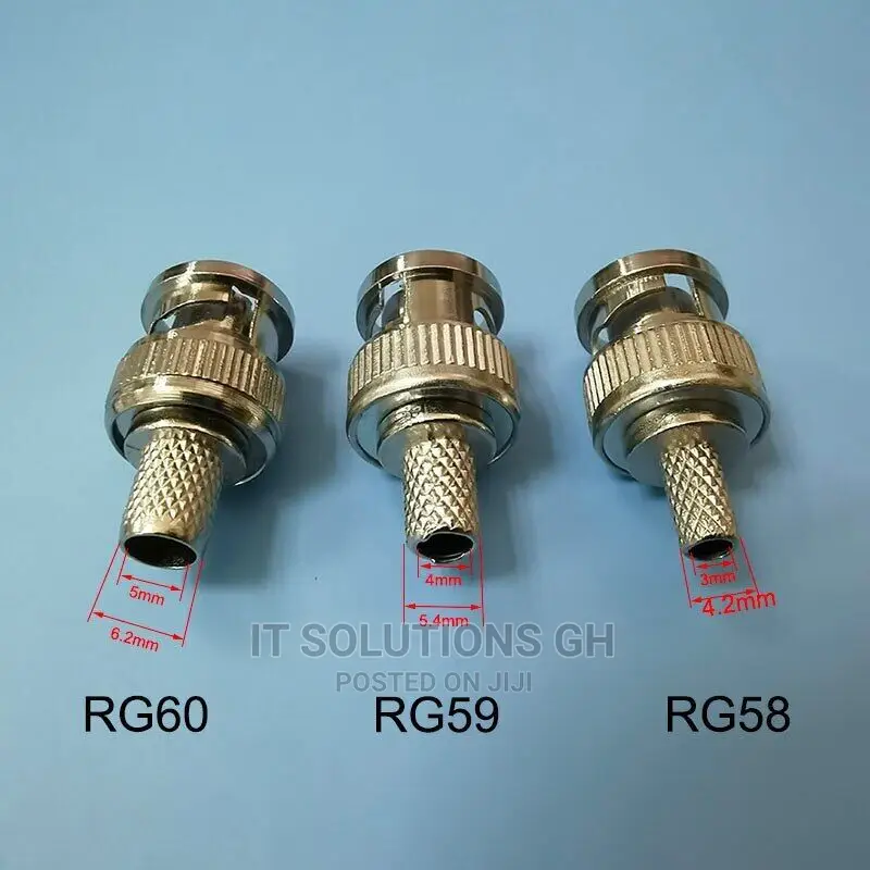 NC Female Male Crimp Type Connector Plug for RG59 in Osu - Accessories ...