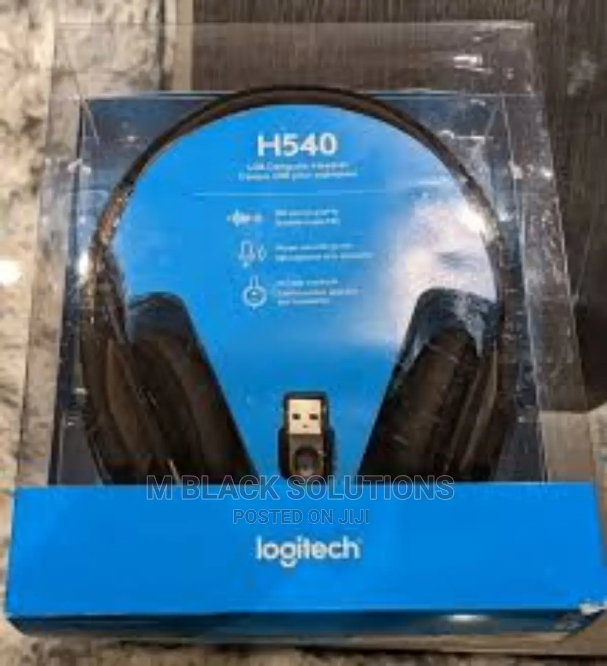 Logitech H540 USB Headset in Osu - Headphones, M Black Solutions | Jiji ...