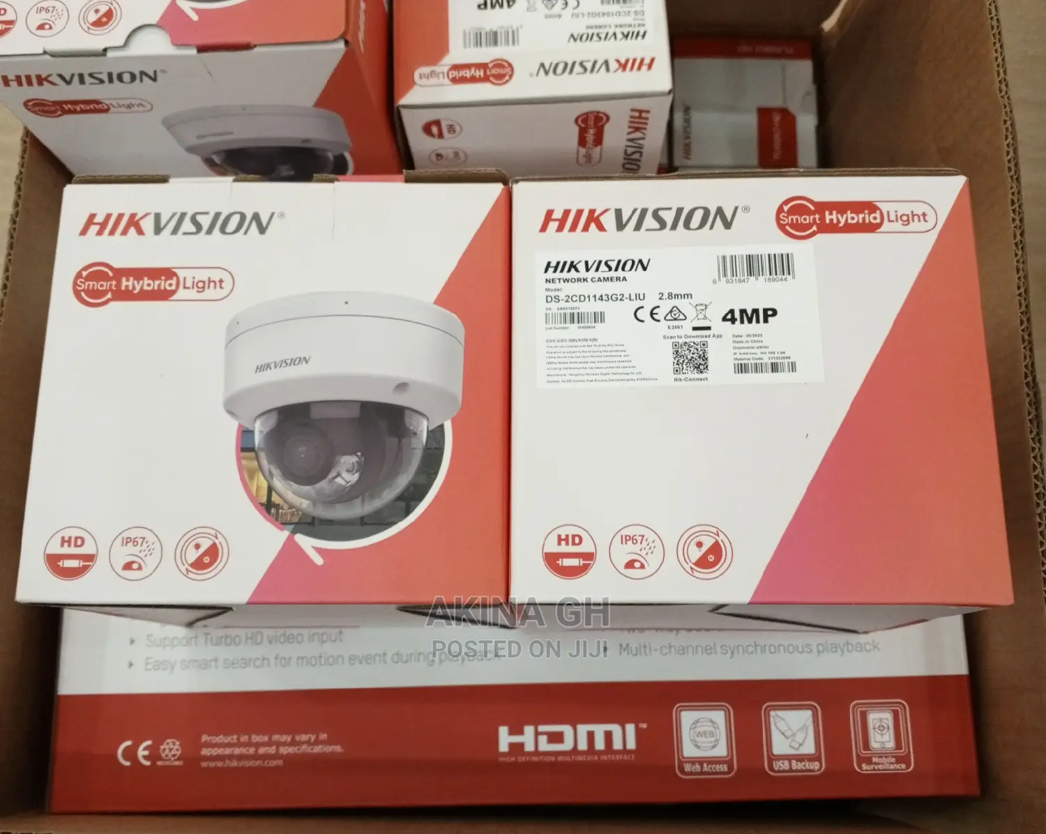 Hikvision 4mp IP Dome Camera With Audio DS-2CD1143G2-LIU in Lapaz ...