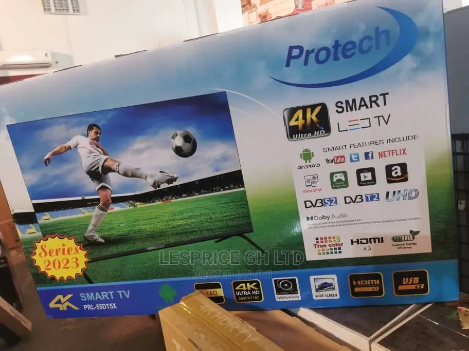 Protech 55” Android Wi-Fi TV in Osu - TV & DVD Equipment, Lesprice Ghana Ltd | Jiji.com.gh
