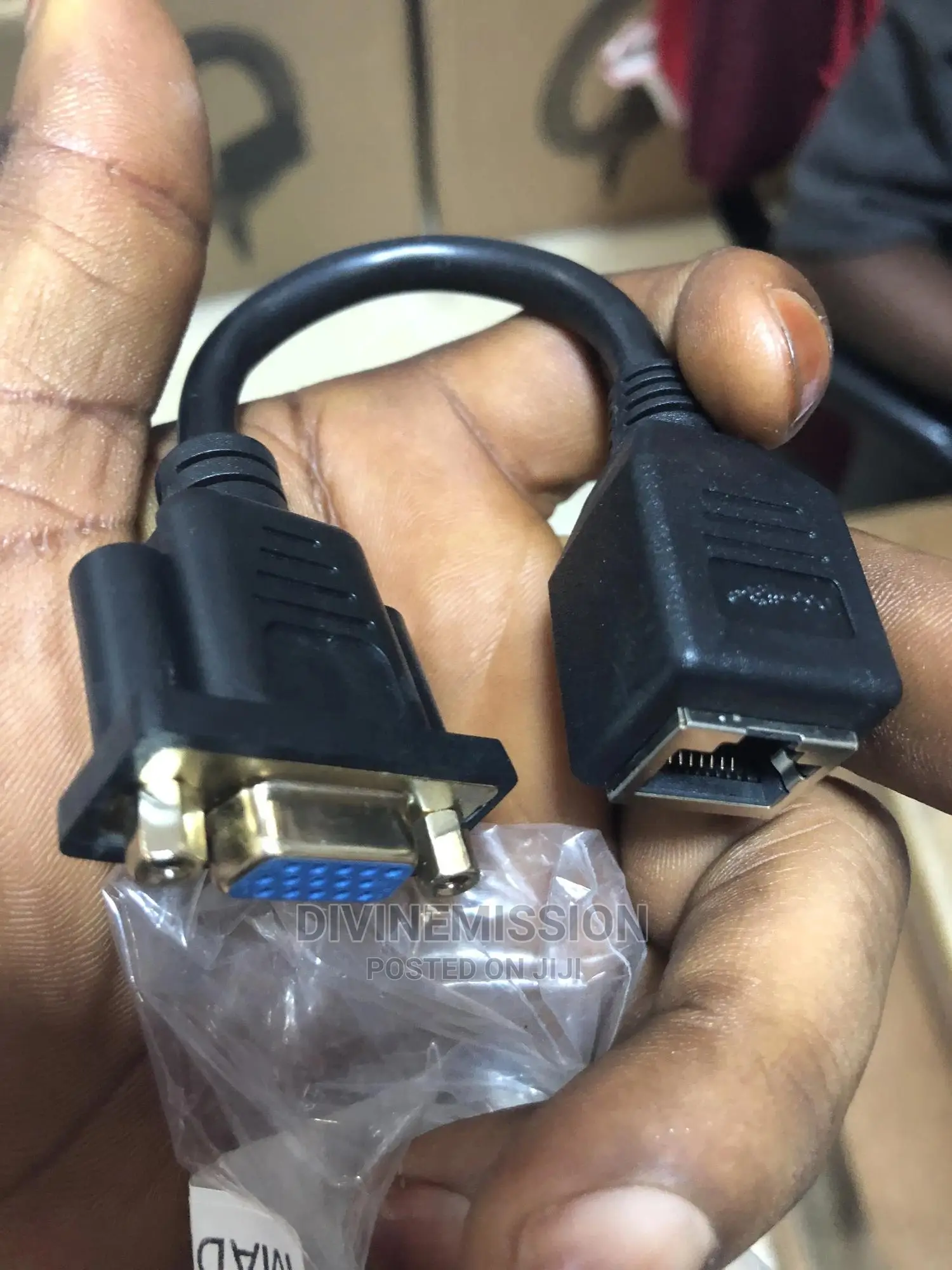 Cat6 (Rj45)To VGA Converter in Circle - Accessories & Supplies for ...