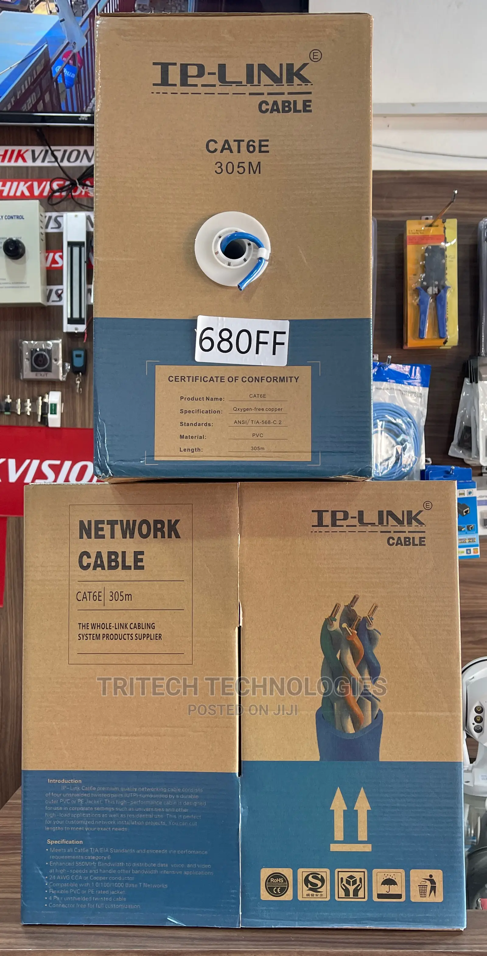 Tp-Link Cat6 Cable 305M in Lapaz - Networking Products, Tritech ...