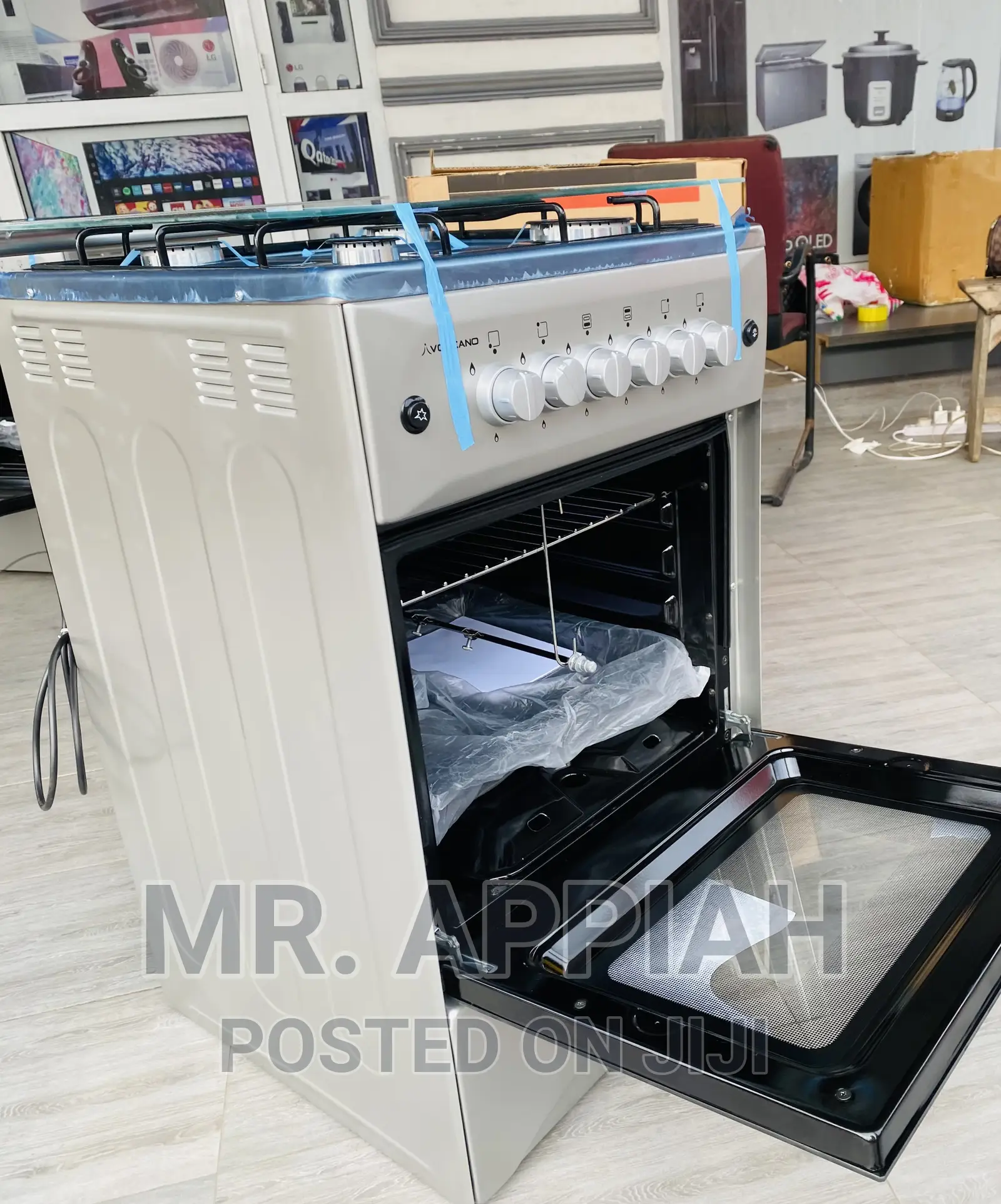 Reliable Volcano 50x50 Inox Gray 4 Gas Cooker + Oven in Adabraka ...