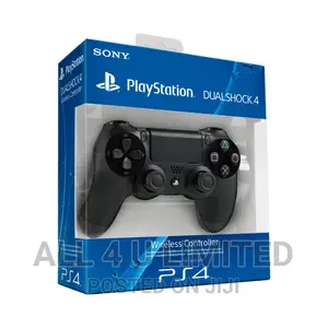 Sony PS4 Dualshock 4 Wireless Controller Jet Black in Tema Metropolitan ...