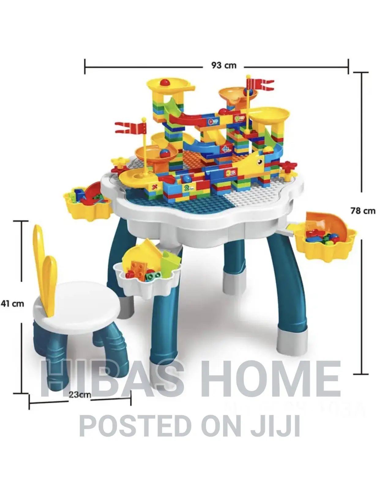 Kids Building Blocks Activity Table With Blocks in Ashomang Estate ...