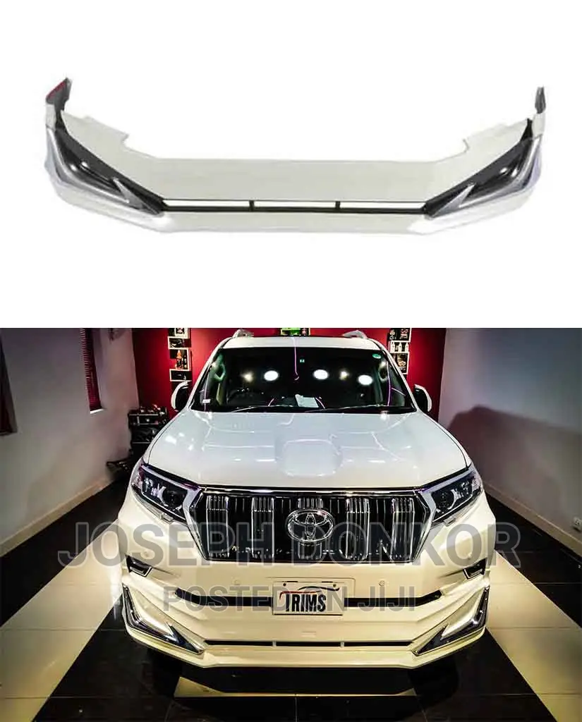LAND CRUISER PRADO Front Bumper Spoiler 2018,2019 TO 2022 in Abossey ...