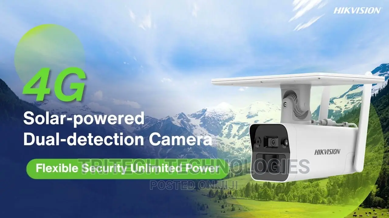 HIKVISION 4MP 4G Solar-powered Security Camera in Lapaz - Solar Energy, Tritech Technologies ...