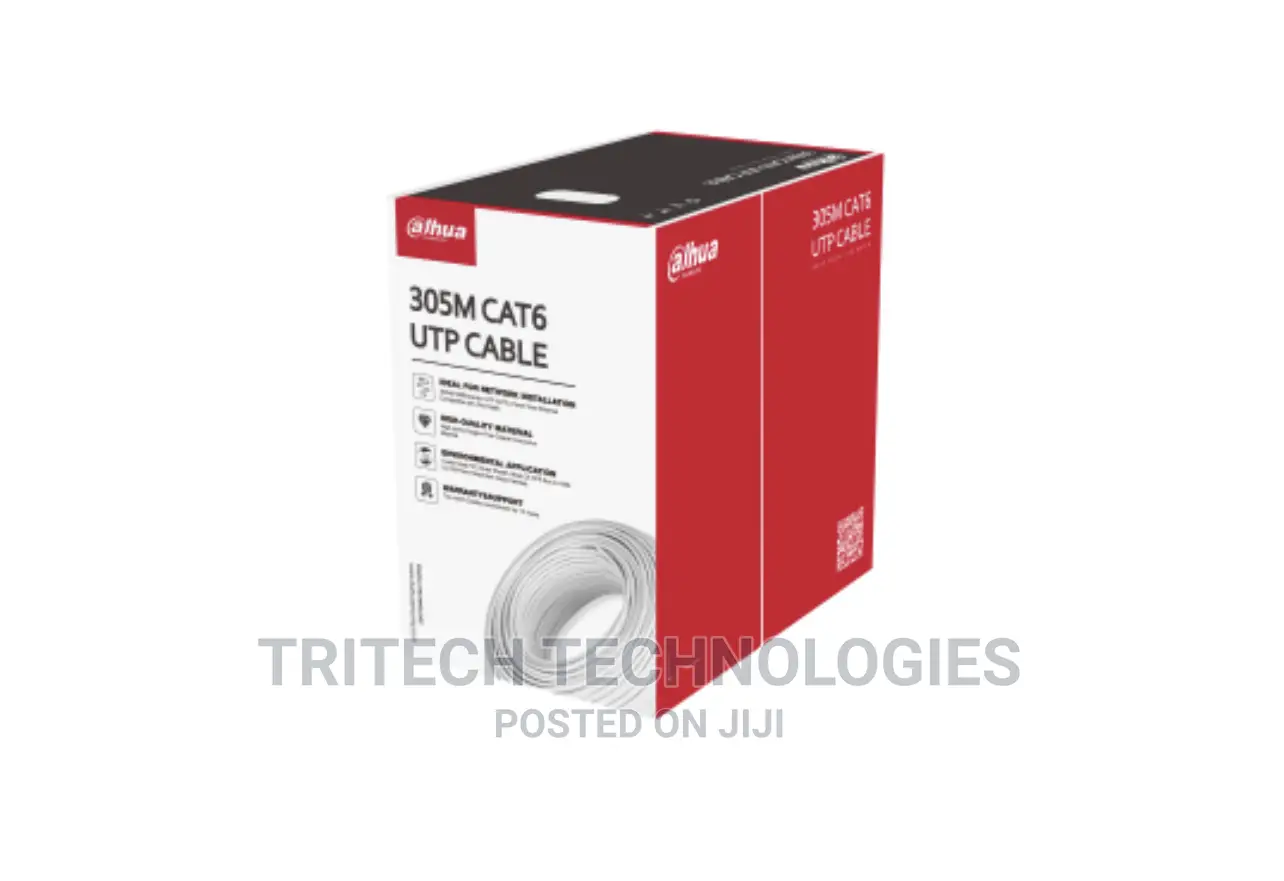 Dahua Cat6 Utp Cable Pure Copper White 305m DH-PFM920I-6UN-C in Lapaz ...