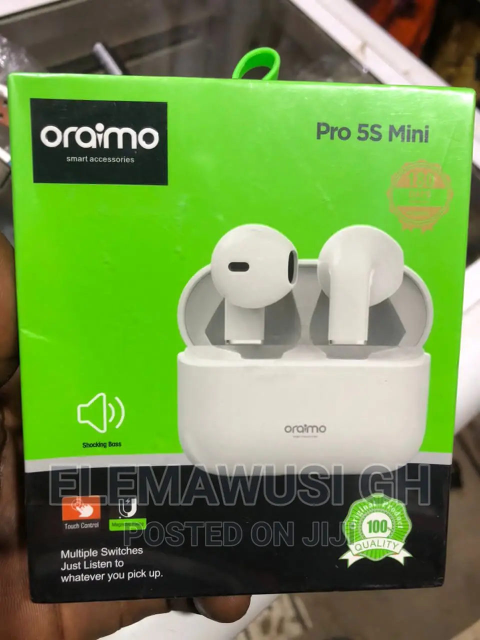 Oraimo Pro 5s Mini Wireless Earbuds in Achimota - Headphones, Elemawusi Gh | Jiji.com.gh