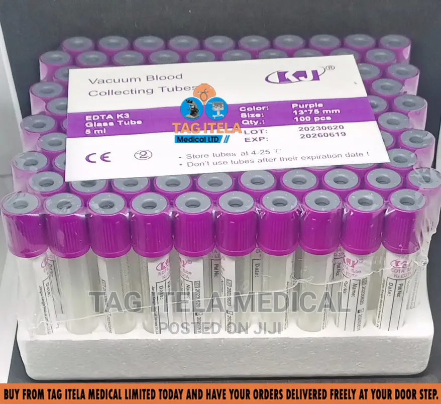 EDTA Tube (Purple) in Accra Metropolitan - Medical Supplies & Equipment ...