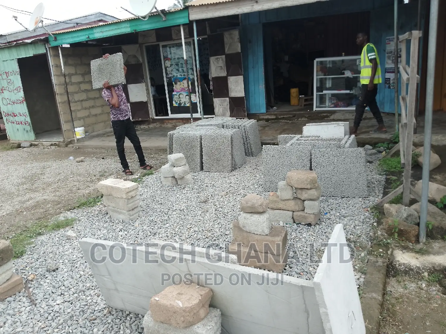 Bio Digester Slabs Complete With Treated Coconut Fiber in Accra ...