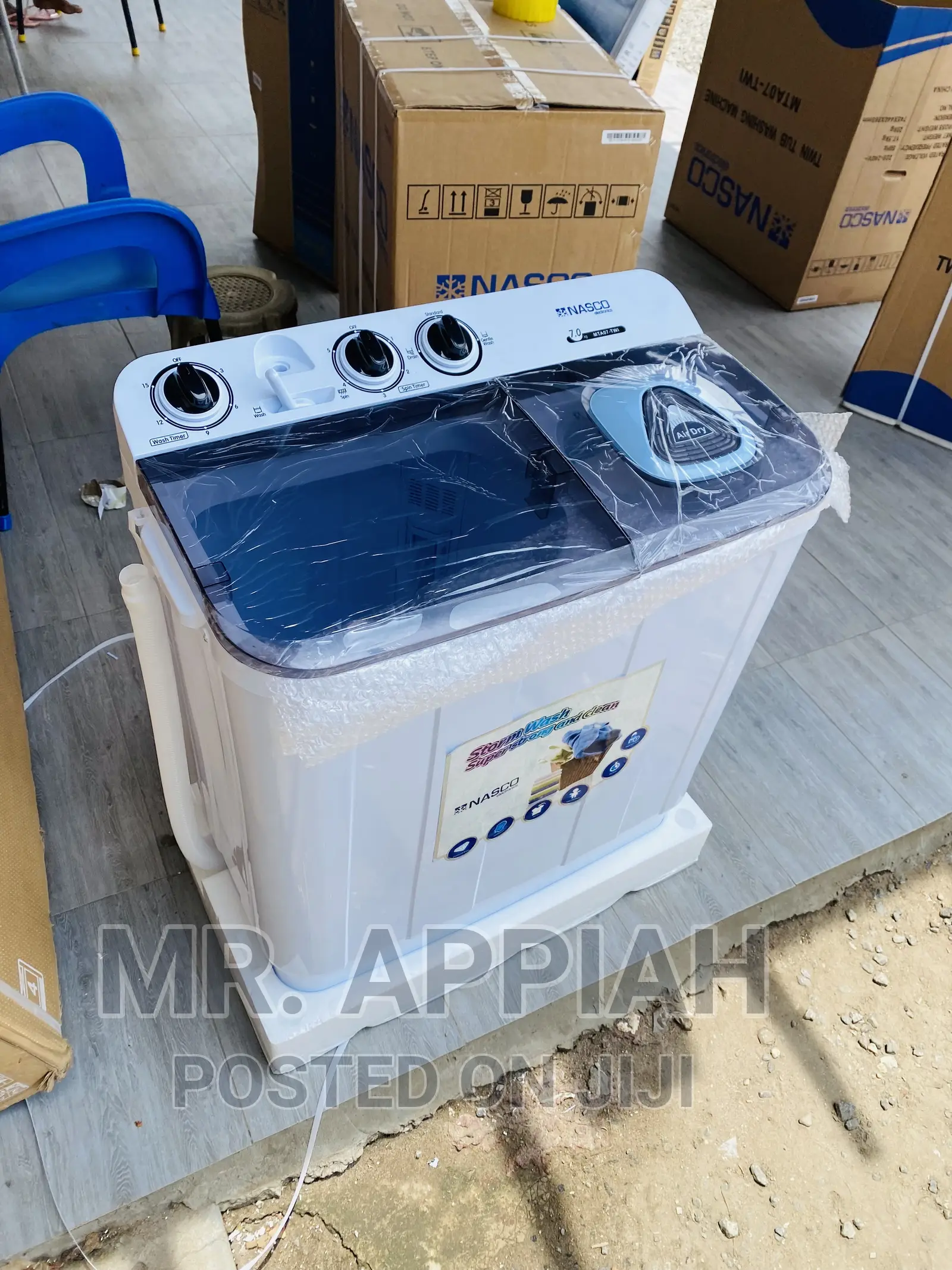 Sleek and Efficient Nasco 7kg Washing Machine(White) in Adabraka - Home ...