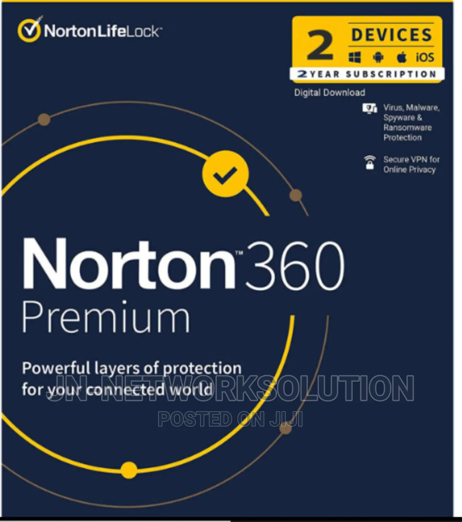 Norton 360 Premium 2 Devices 2 Year Windows/Mac/Android/Ios in Darkuman - Software, Jn ...