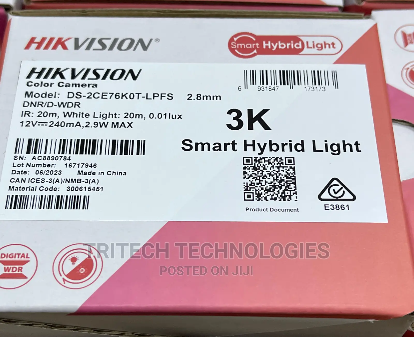 Hikvision Indoor 5MP Full Color With Sound Ds-2ce76kot-LPFS in Lapaz - Security & Surveillance ...