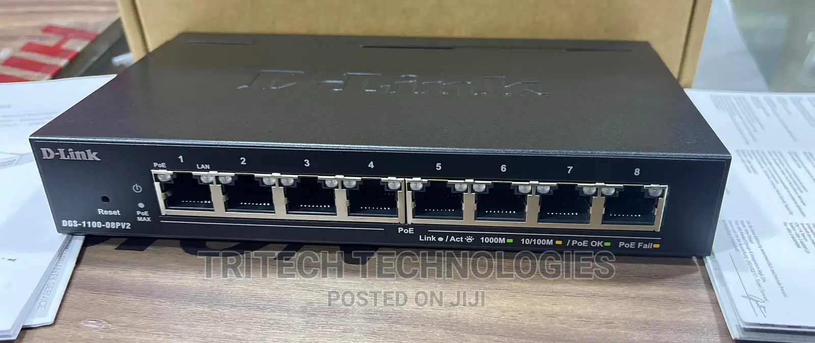 D-Link 8port Gigabit Poe Smart Managed Switch DGS-1100-08pv2 in Lapaz ...