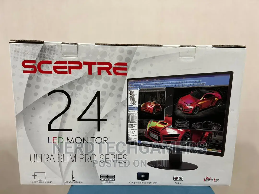 Sceptre New 24-Inch Gaming Monitor 100hz 1ms Displayport HDM in Tema ...