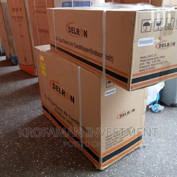 Delron 1.5HP Split Air Conditioner R410 GAS (DSAC-1.5) in Accra ...