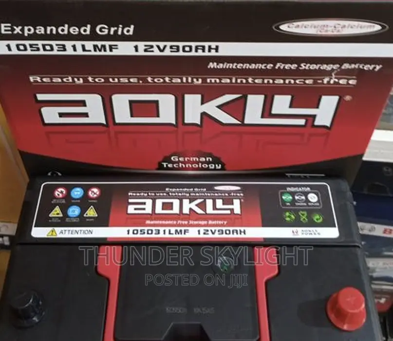 17 Plates Battery 90 Ah Aokly Maintenance Free in Accra Metropolitan ...
