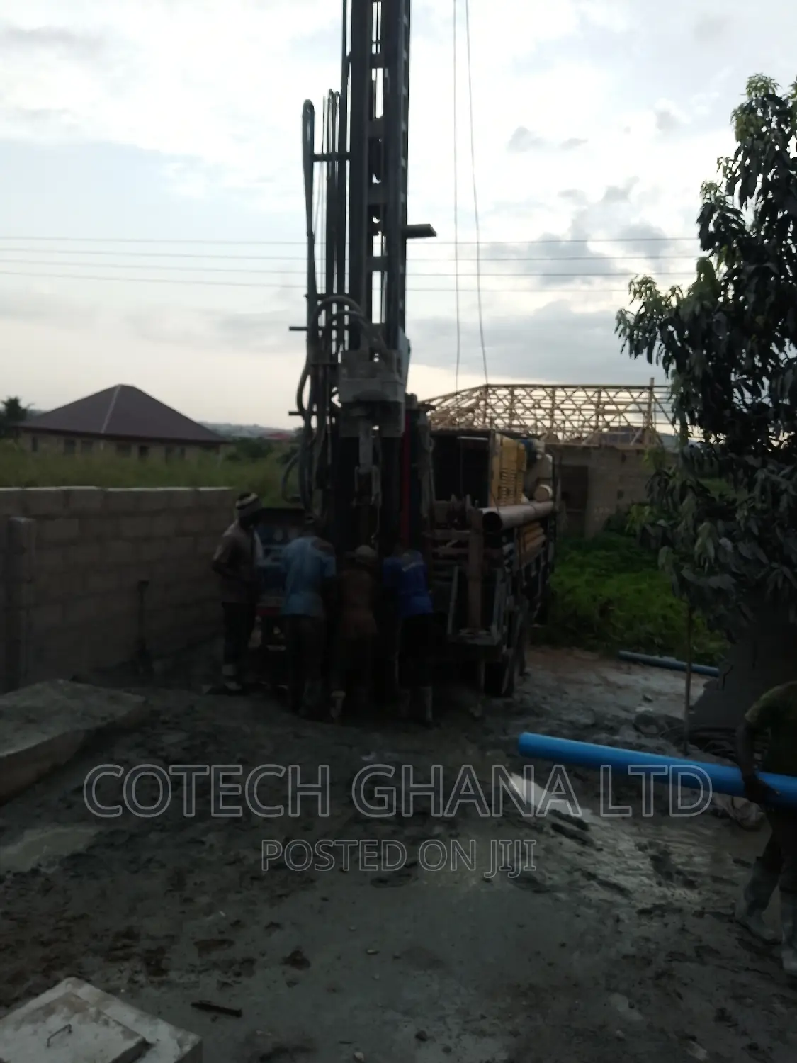 Plenty Water Borehole Drilling in Airport Residential Area - Building ...