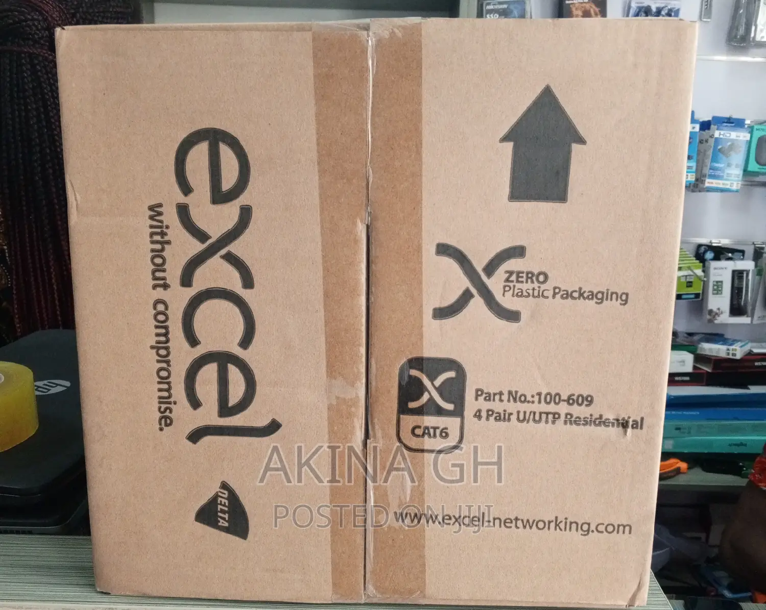 Excel Cat6 UTP Cable 305M Violet Color BX305M in Lapaz - Networking ...