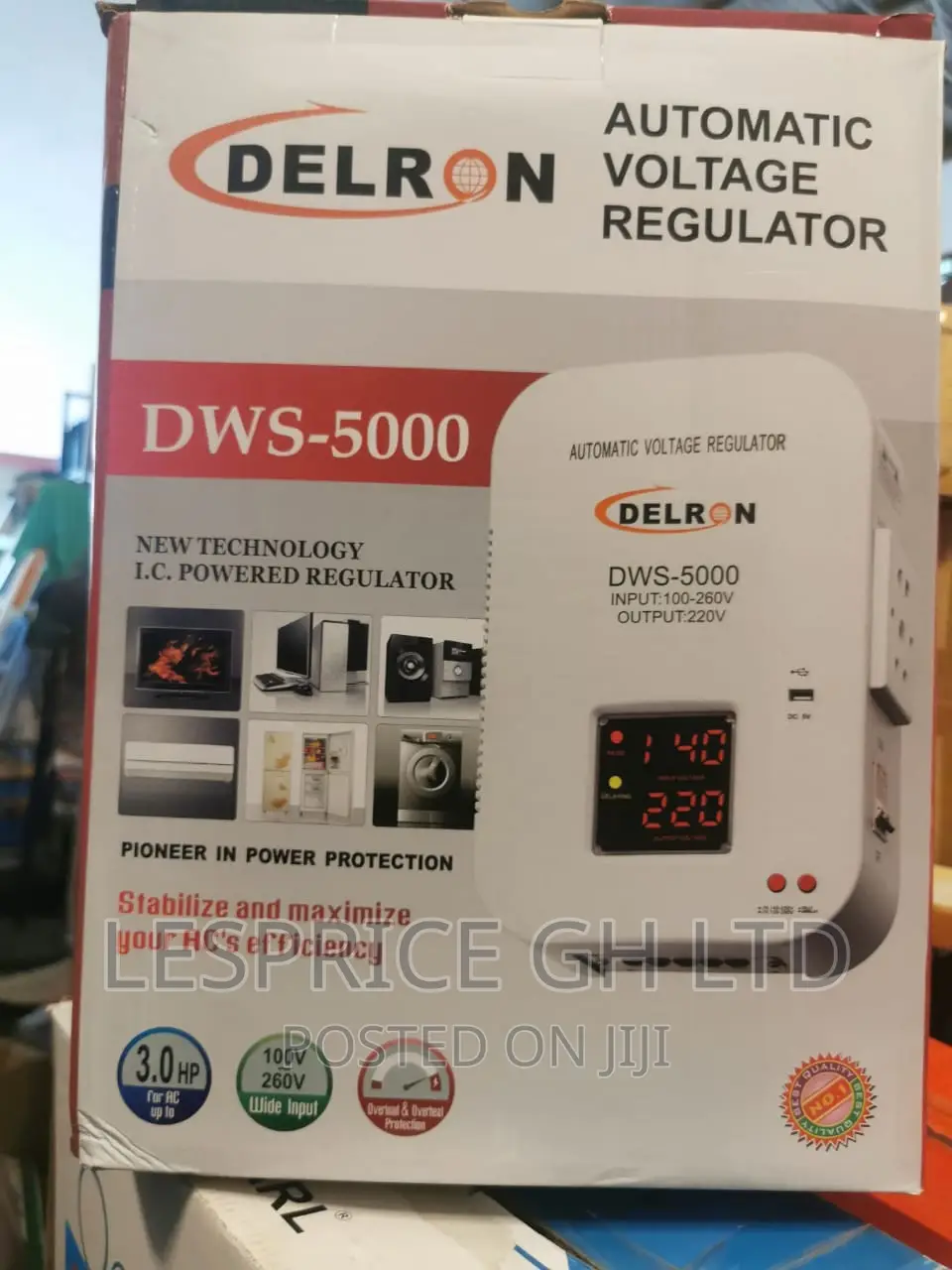 ~~ Delron Wall Mounted DWS-5000 Automatic Voltage 5kva in Osu - Home ...